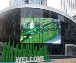 Transparent Self Adhesive LED Display Film Ultra-Thin Video Wall ...