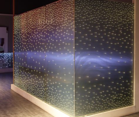 22mm Ultra Clear 3+3mm 22A LED Laminated Glass Screen