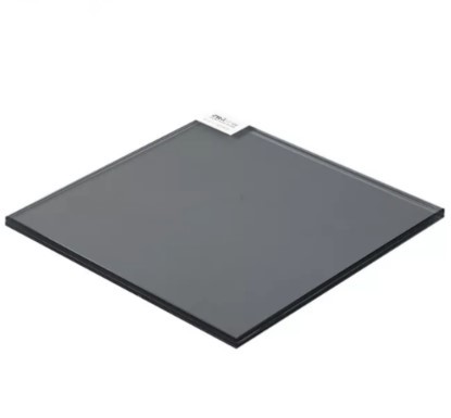 Laminated colored tempered stained reflective glass for windows with ...