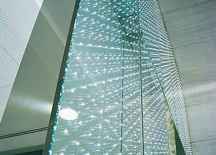 EN12150 Indoor Decorative 4.28mm LED Light Glass Panel