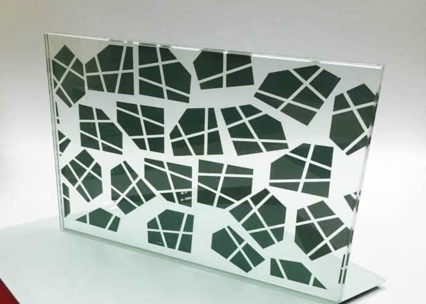 19mm Grinded Digital Ceramic Printed Glass High Temperature Resistant