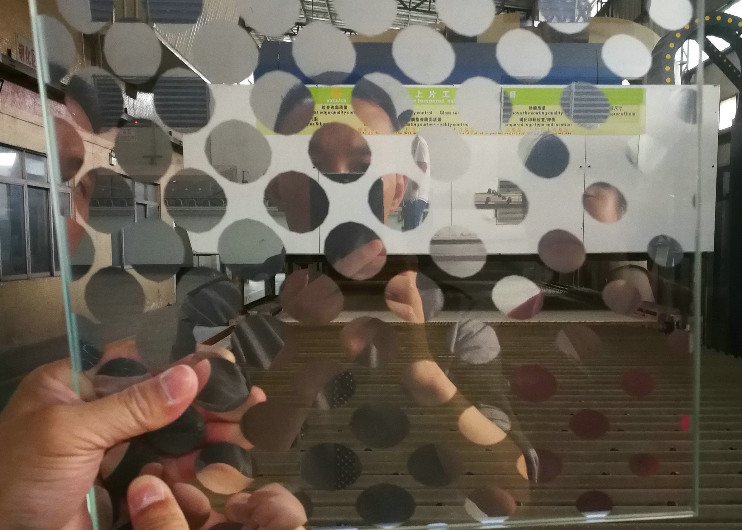 15mm Mirror Finished Printed Glass Panel For Furniture Decoration