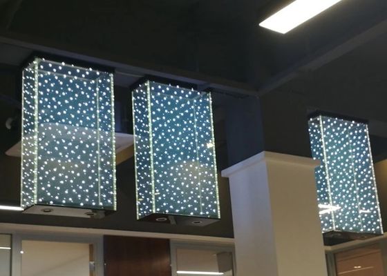 EN12150 Indoor Decorative 4.28mm LED Light Glass Panel