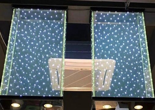 EN12150 Indoor Decorative 4.28mm LED Light Glass Panel