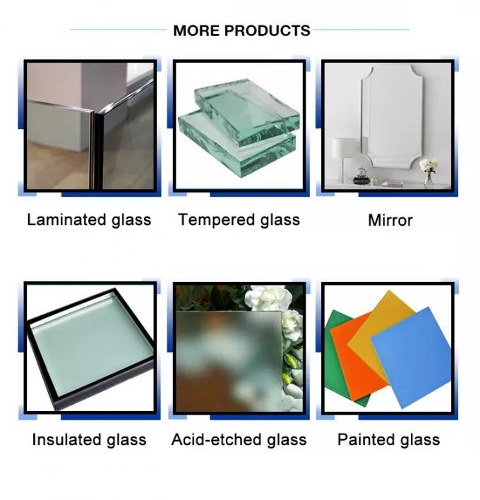 Soundproof 2.7mm Pyrolytic Low E Tempered Glass Wall Panels