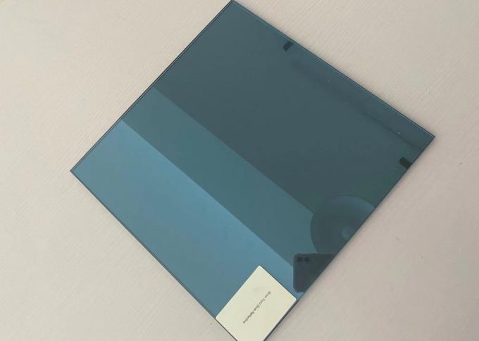 8mm Tinted Blue Polycarbonate Laminated Glass Sheets impact resistant