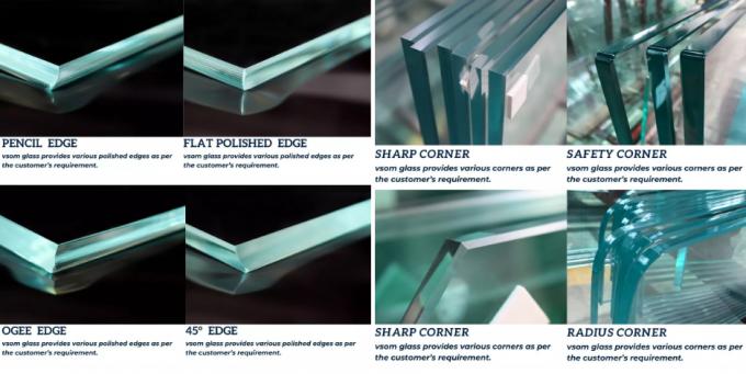 3 Layer Tempered Laminated Glass Sheets For Building Thickness 48.04mm